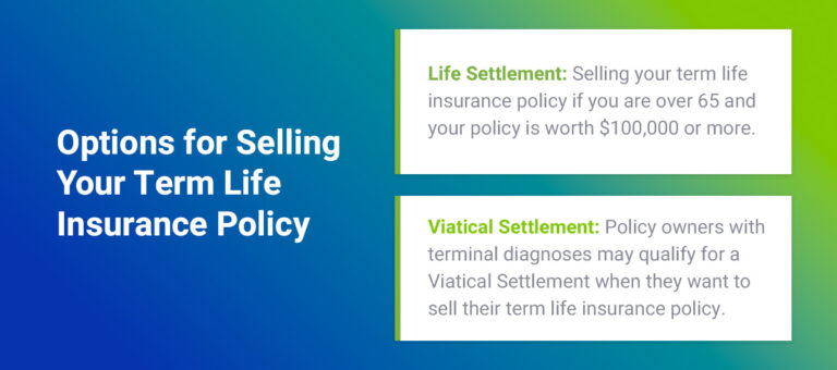Can I Sell My Term Life Insurance for Cash? | Settlement Benefits